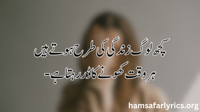110+ Deep Poetry In Urdu – Ever Best Shayari Lines - Humsafar Lyrics