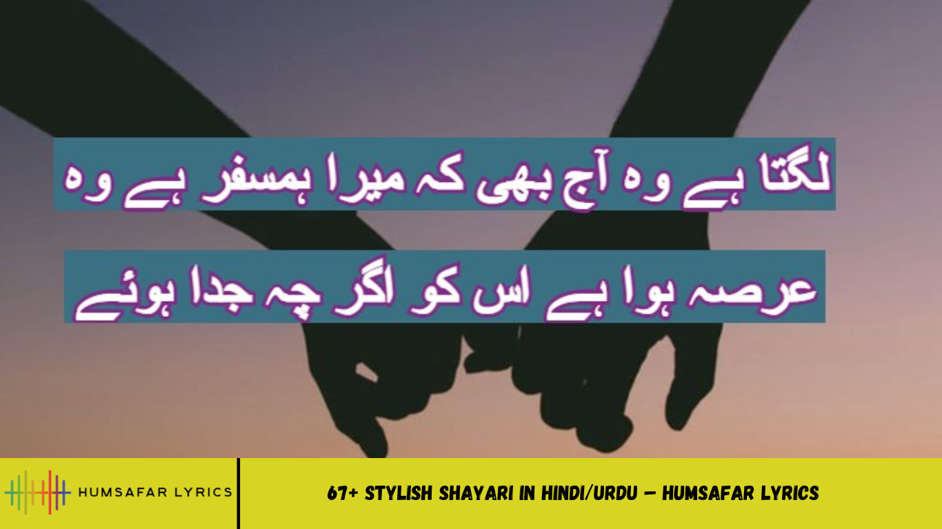 67+ Stylish Shayari In Hindi/Urdu – Hamsafarlyrics - Humsafar Lyrics